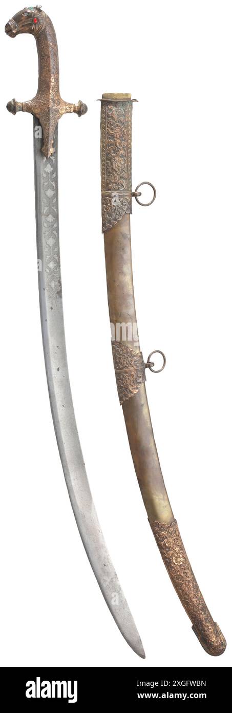 weapons, swords, shamshir, Persian sword, 19th century, PROPERTY ...