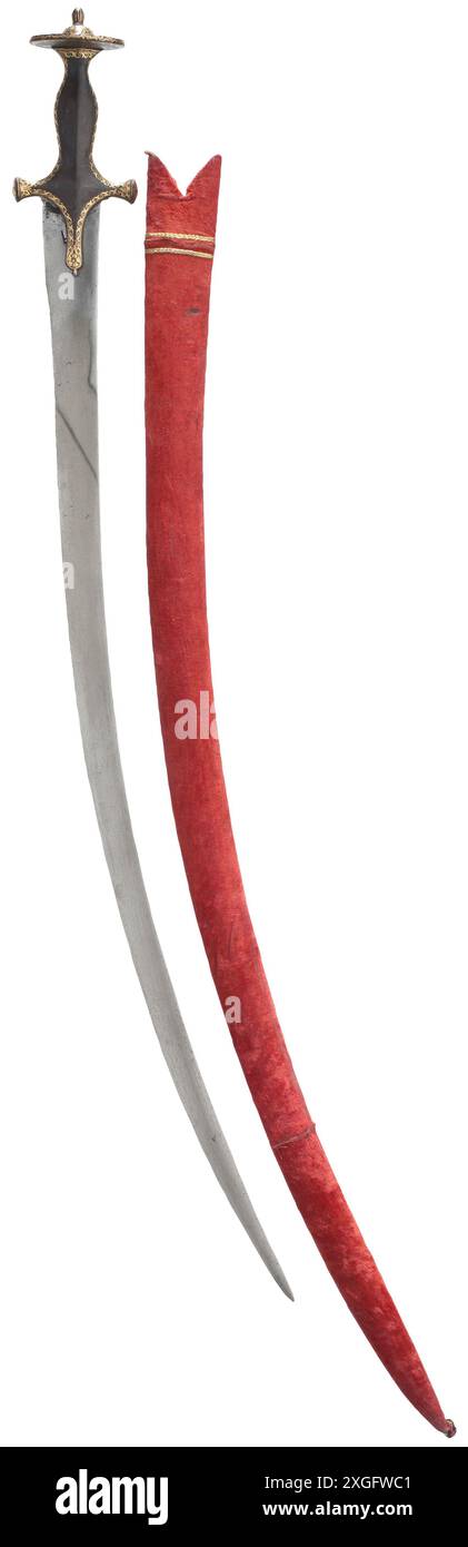 weapons, swords, Asian, talwar, 19th century, PROPERTY-RELEASED Stock ...
