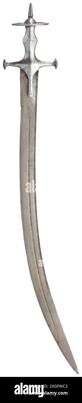 weapons, swords, Asian, talwar, 18th century, PROPERTY-RELEASED Stock ...