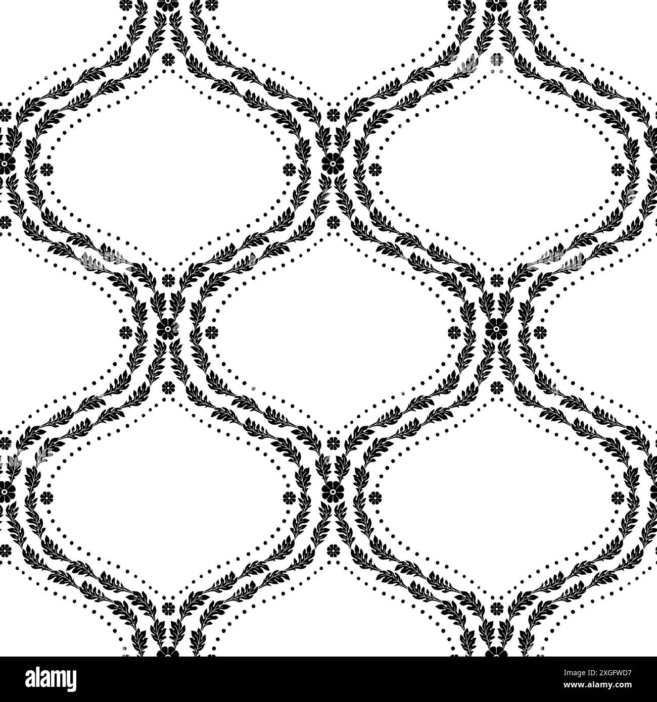 Ogee pattern repeat hi-res stock photography and images - Alamy
