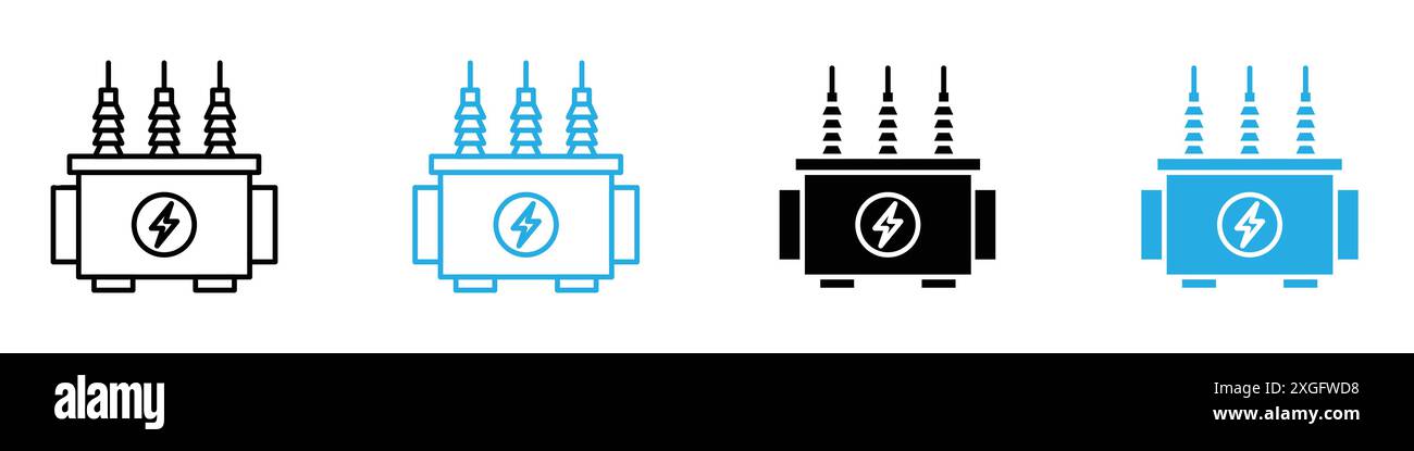 Transformer icon vector logo set collection for web app ui Stock Vector Image & Art - Alamy