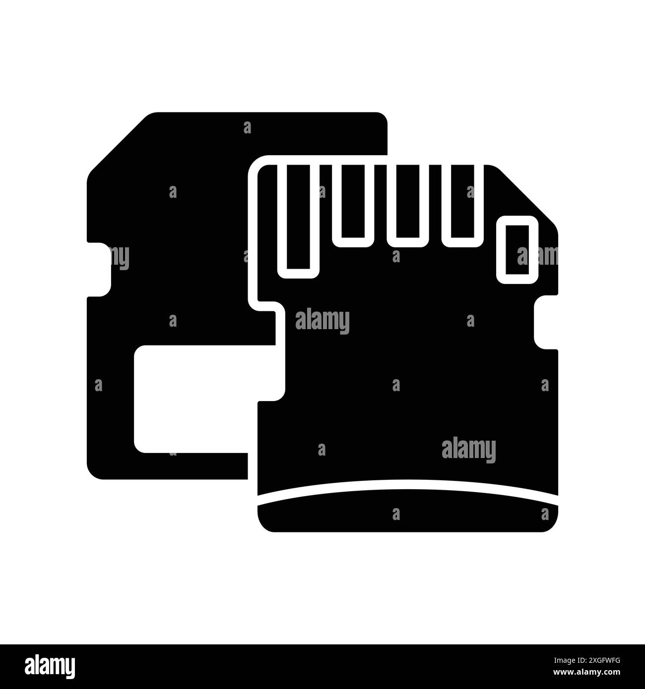 Camera memory card flat Cut Out Stock Images & Pictures - Alamy