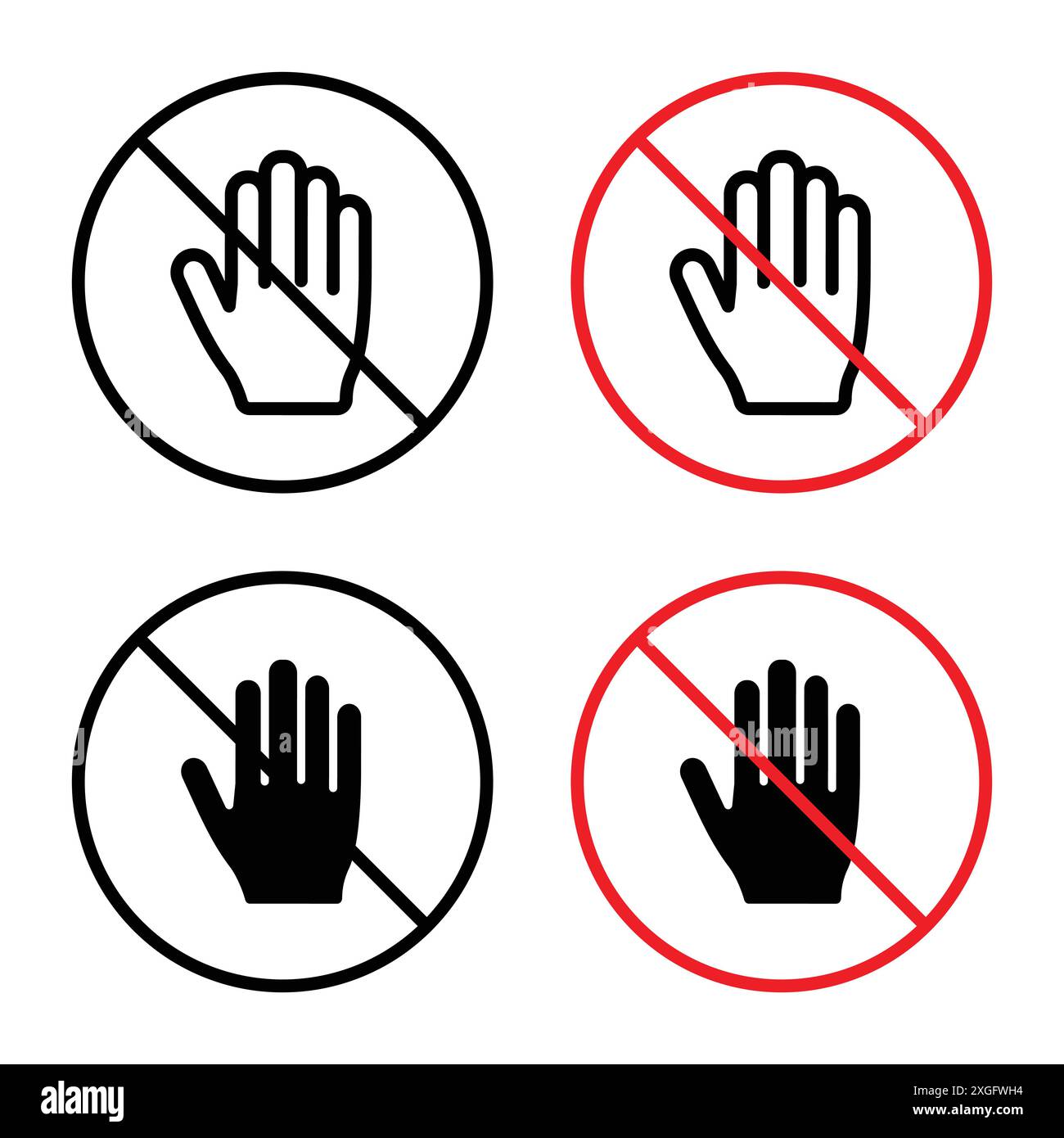 Stop sign vector Stock Vector Images - Alamy