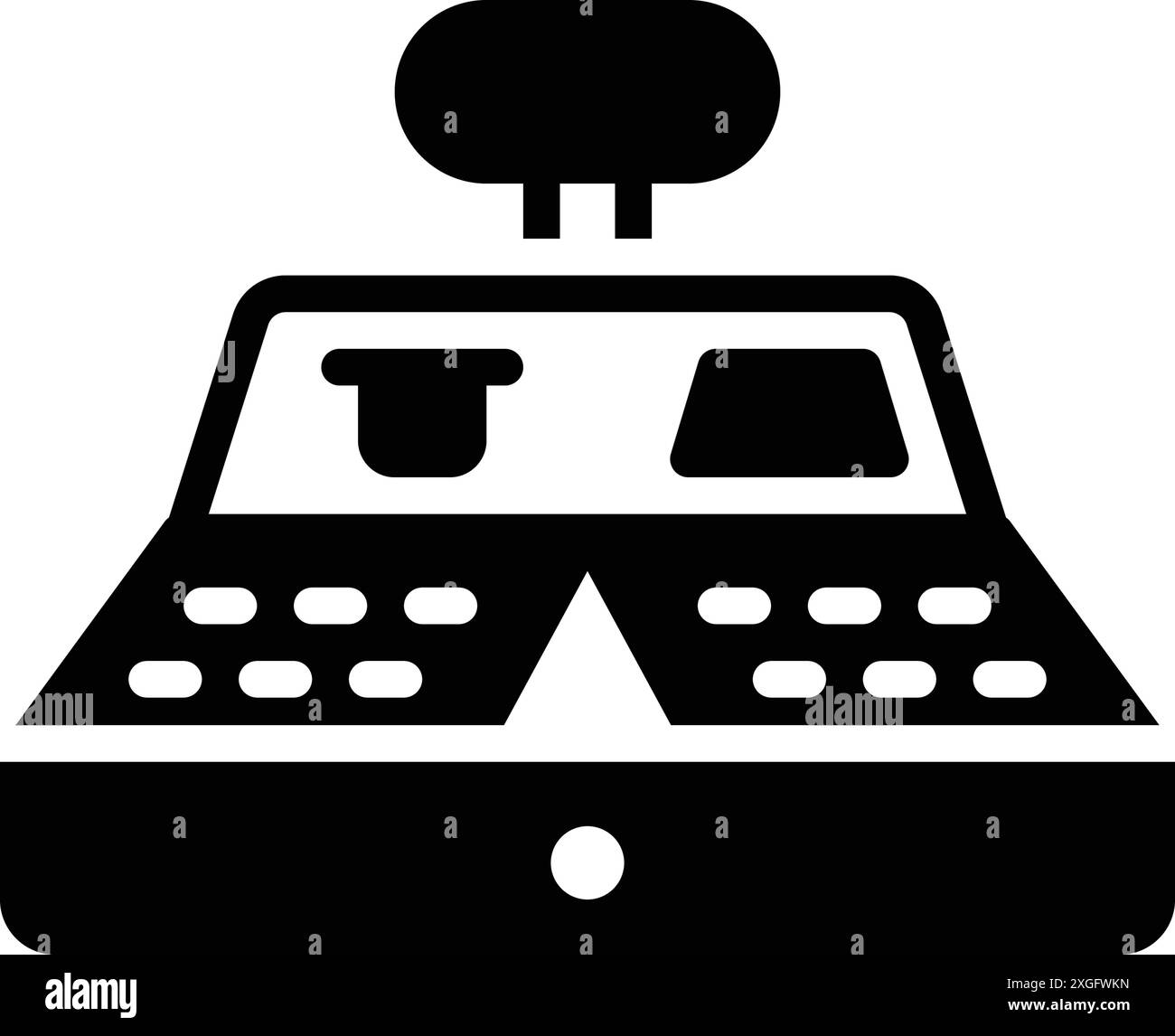 Icon cash register Black and White Stock Photos & Images - Alamy