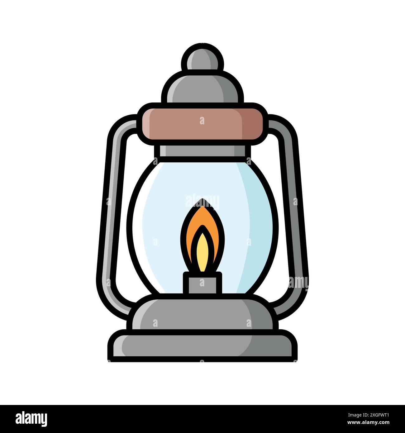 oil lamp icon vector design template in white background Stock Vector ...