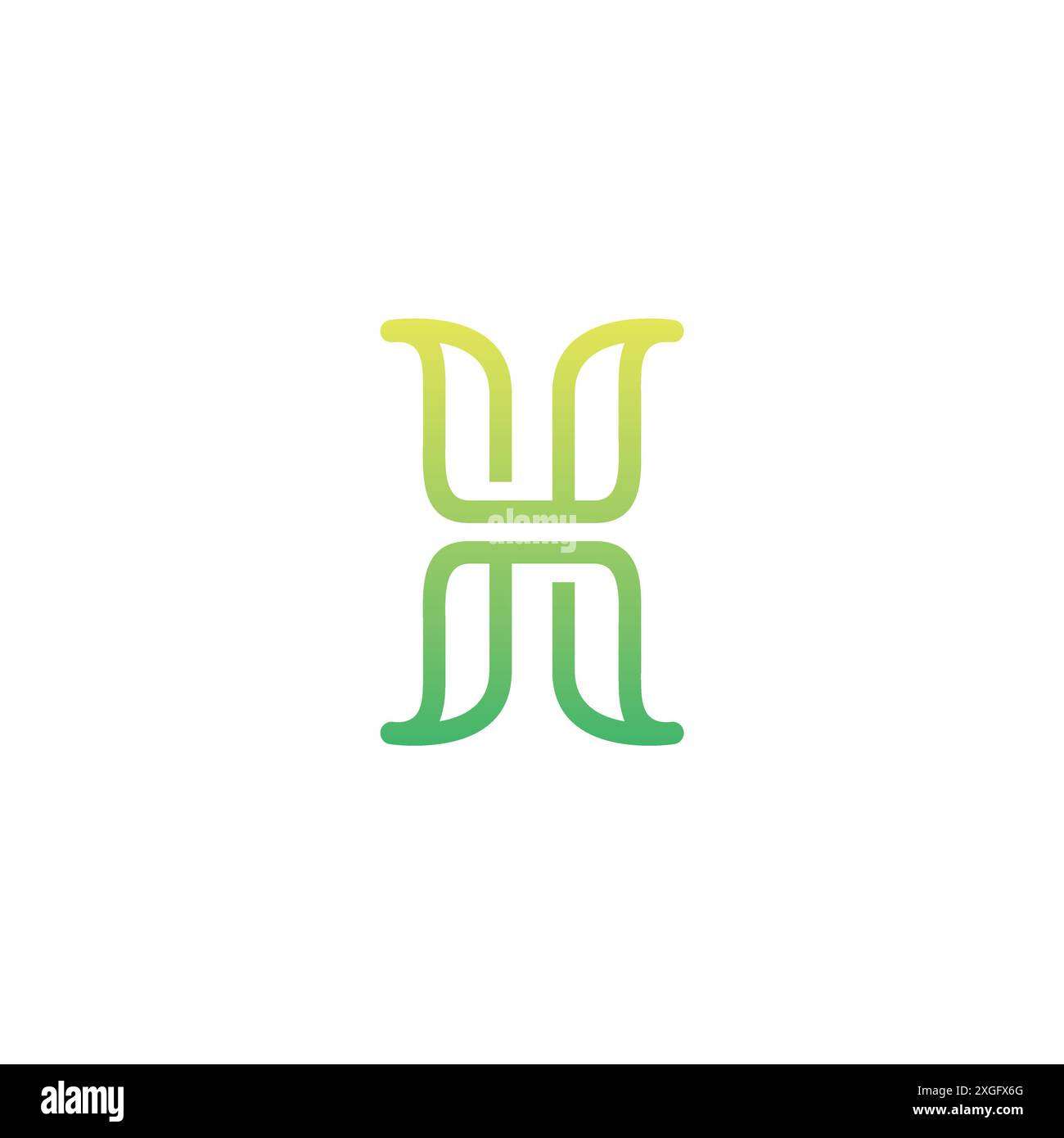 Initial letter h monogram vector vectors Cut Out Stock Images ...