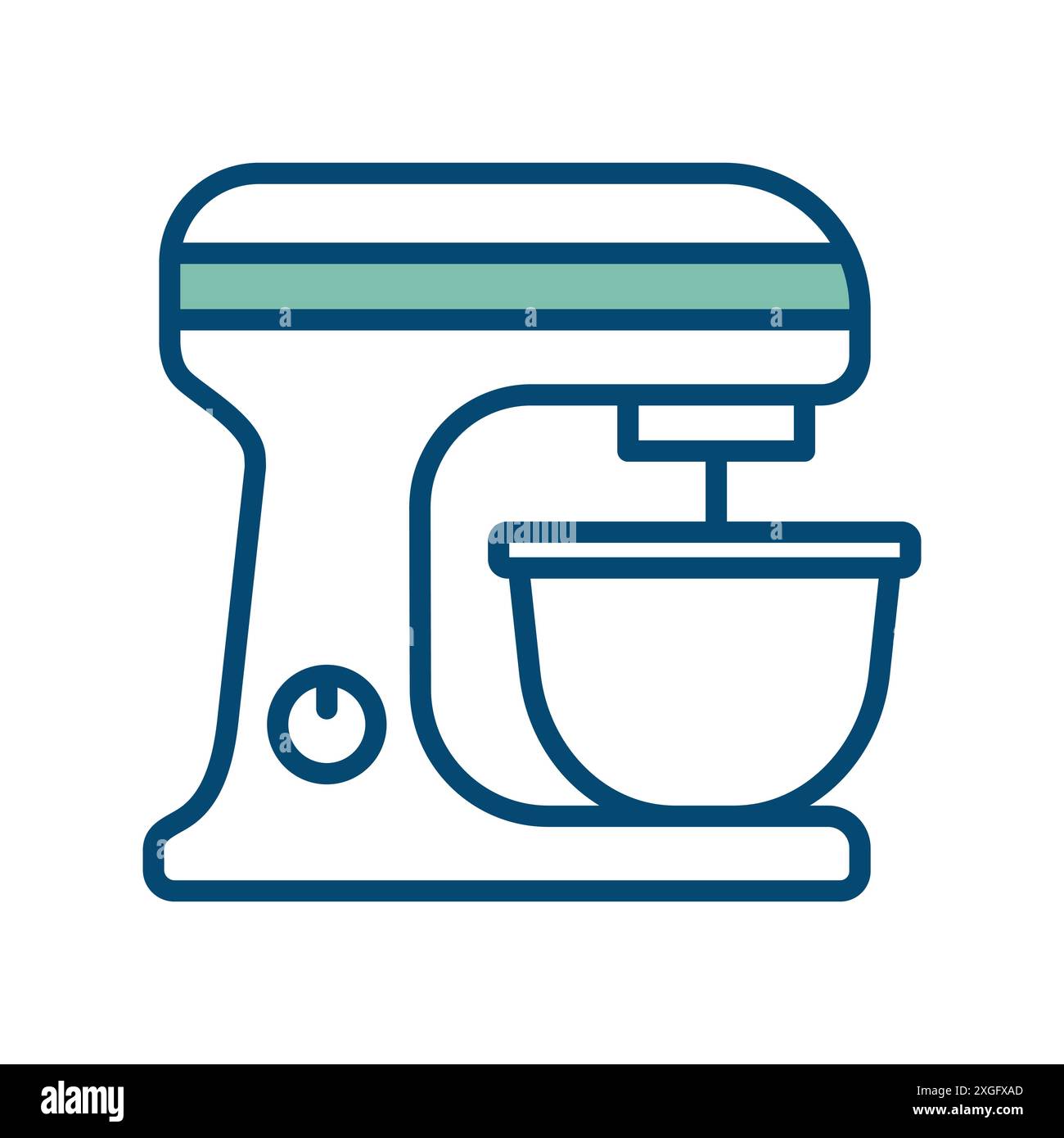 Mixing flat white coffee in Stock Vector Images - Alamy