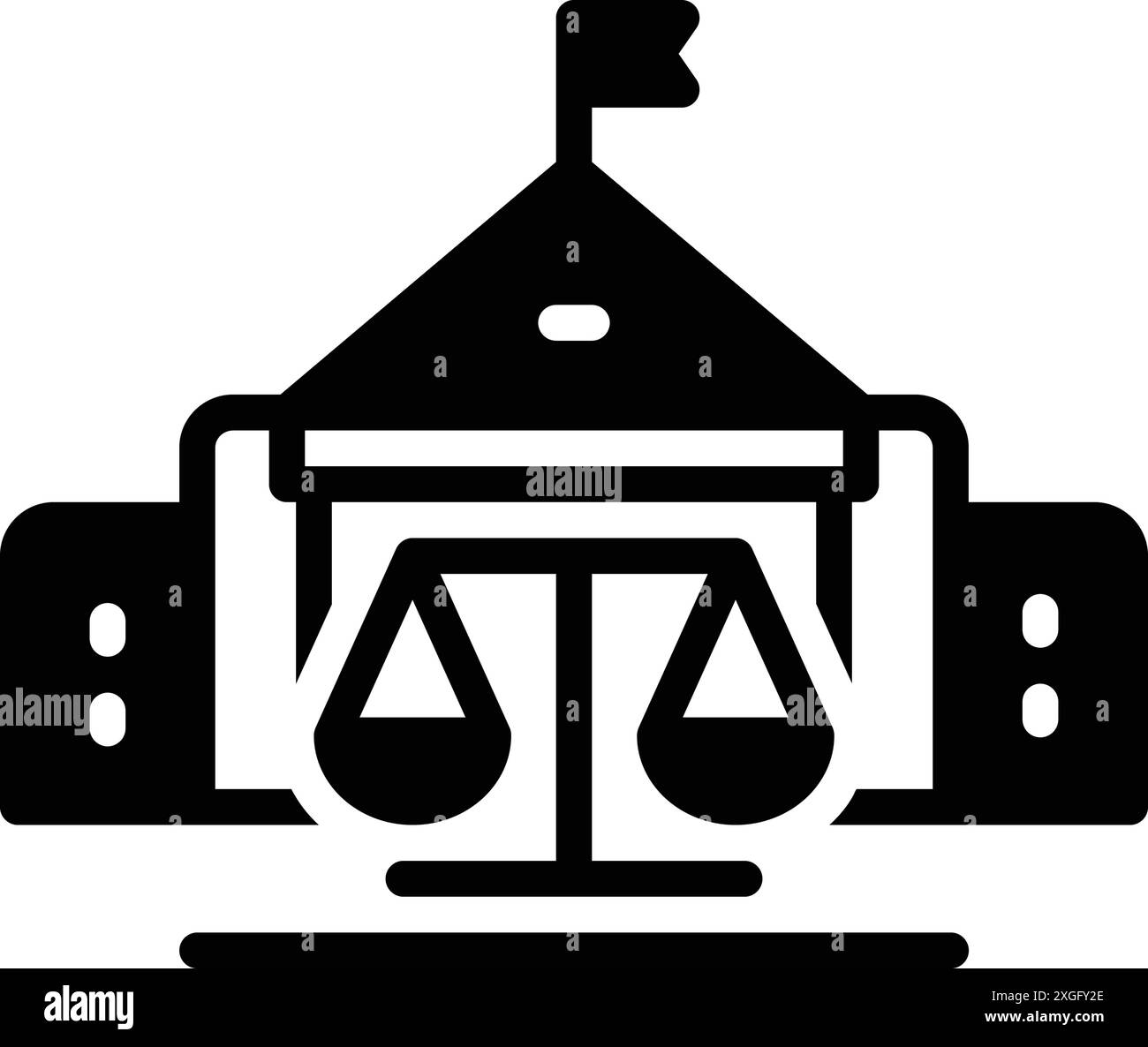 Icon for courts,authority Stock Vector Image & Art - Alamy