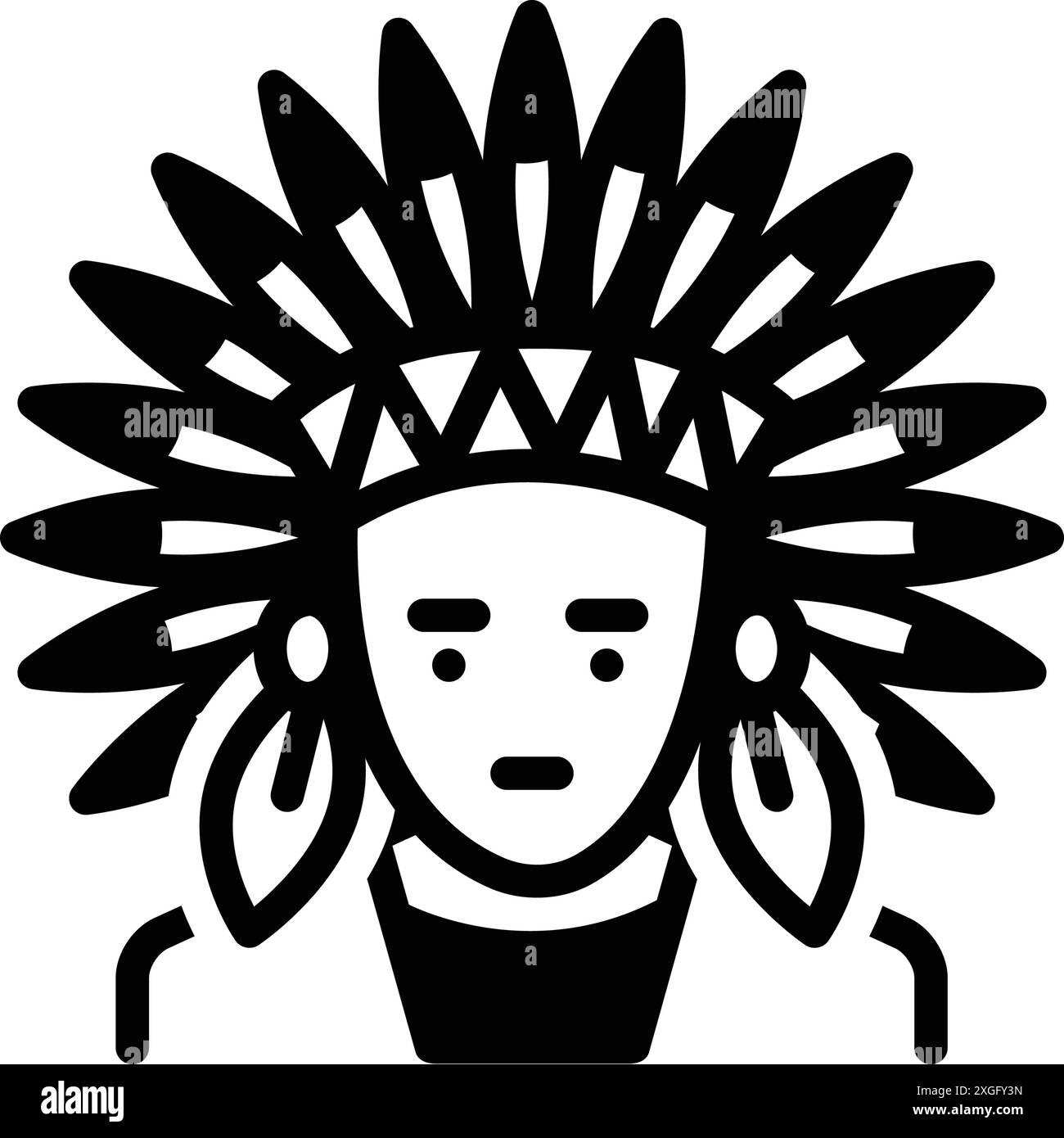 Icon for apache,mascot Stock Vector Image & Art - Alamy