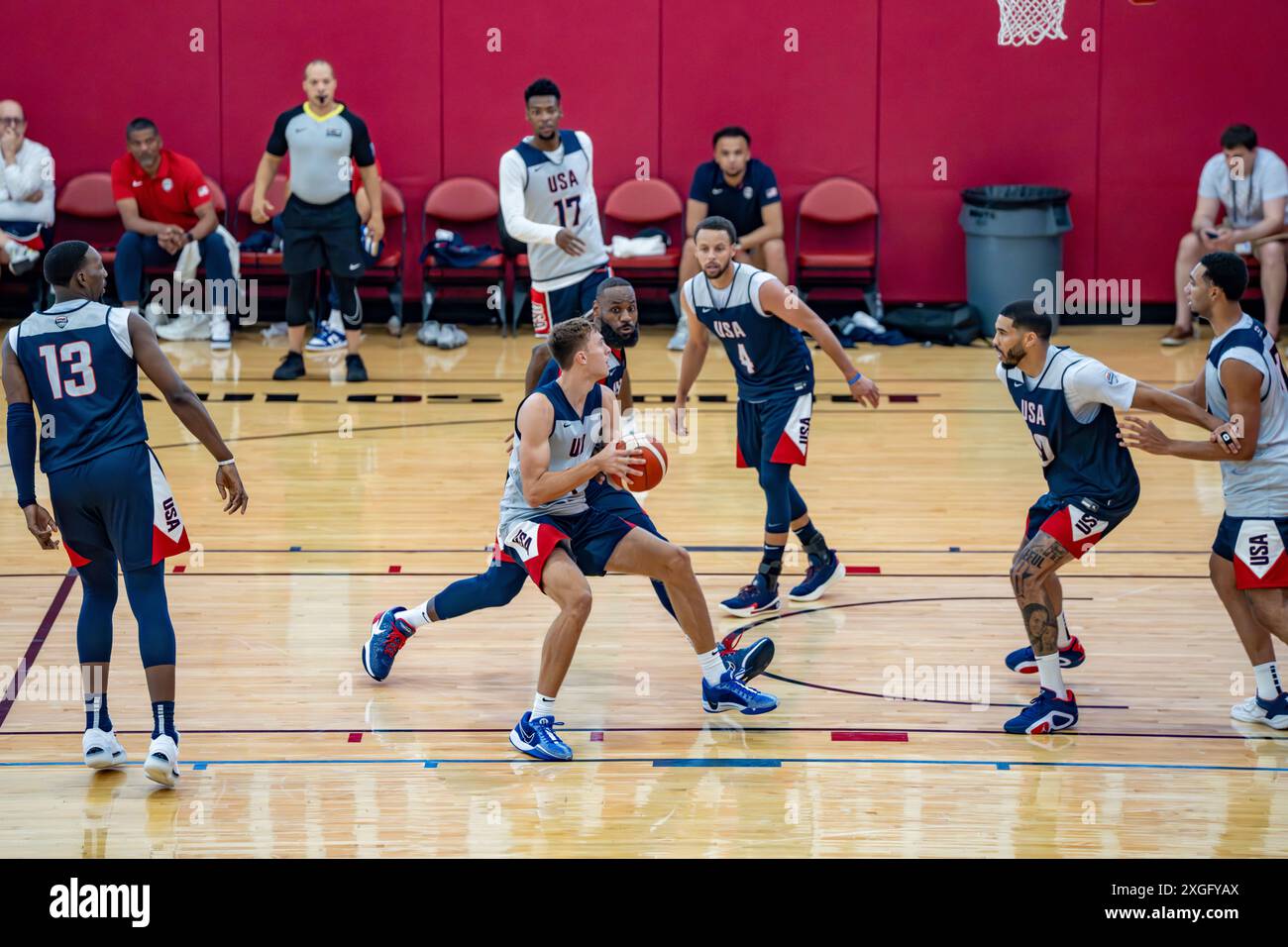 College Basketball Player Cooper Flagg Stock Photo - Alamy