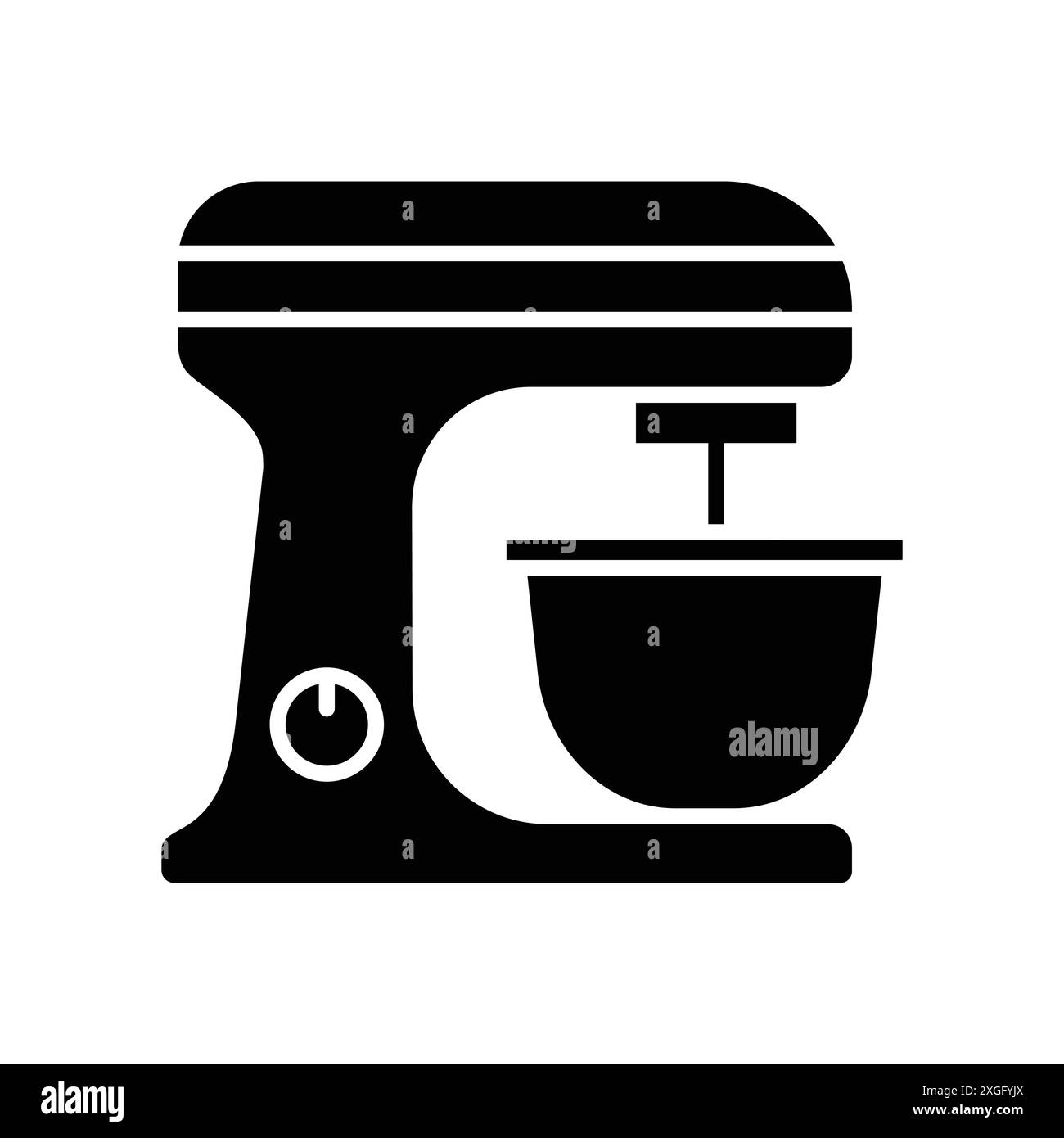 stand mixer icon vector design template in white background Stock ...