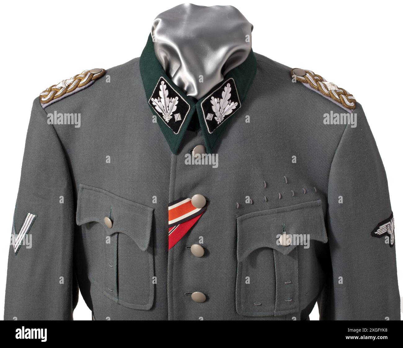 Hermann Fegelein (1906 - 1945) - a field tunic M 36. Fine field grey ...