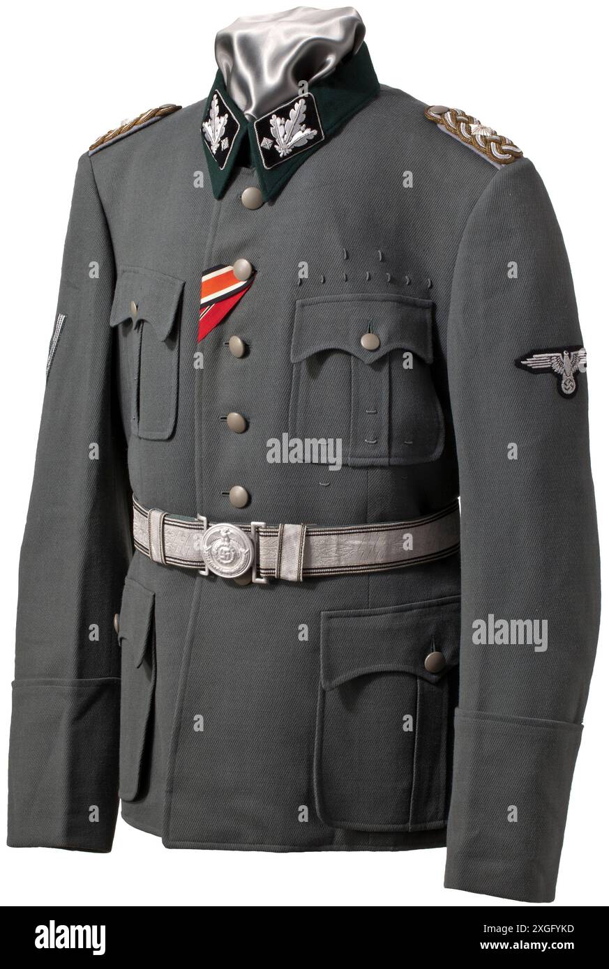 Hermann Fegelein (1906 - 1945) - a field tunic M 36. Fine field grey ...