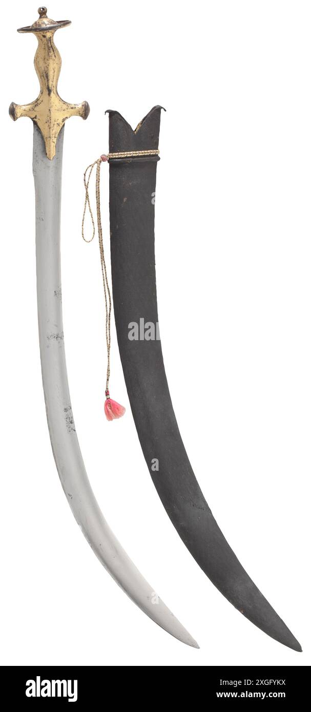 weapons, swords, Asian, talwar, 19th century, PROPERTY-RELEASED Stock ...