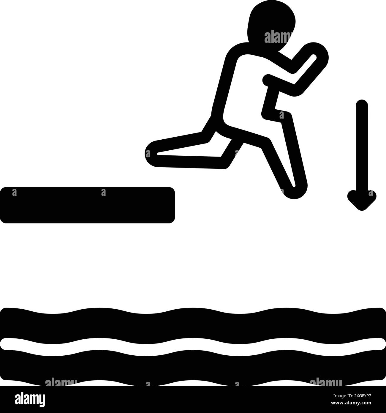 Icon for jump,leap Stock Vector Image & Art - Alamy
