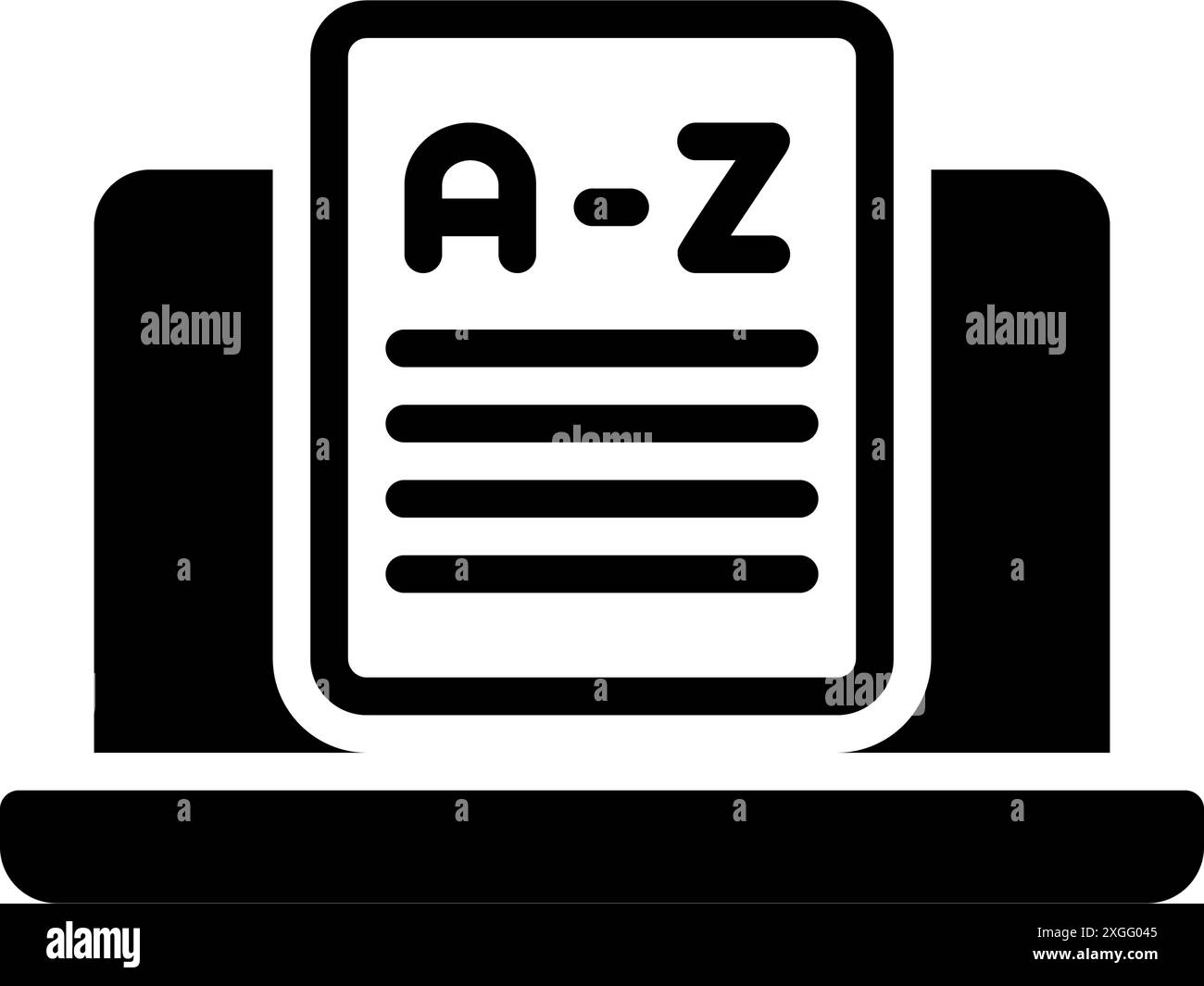 Icon for vocabulary,terminology Stock Vector Image & Art - Alamy