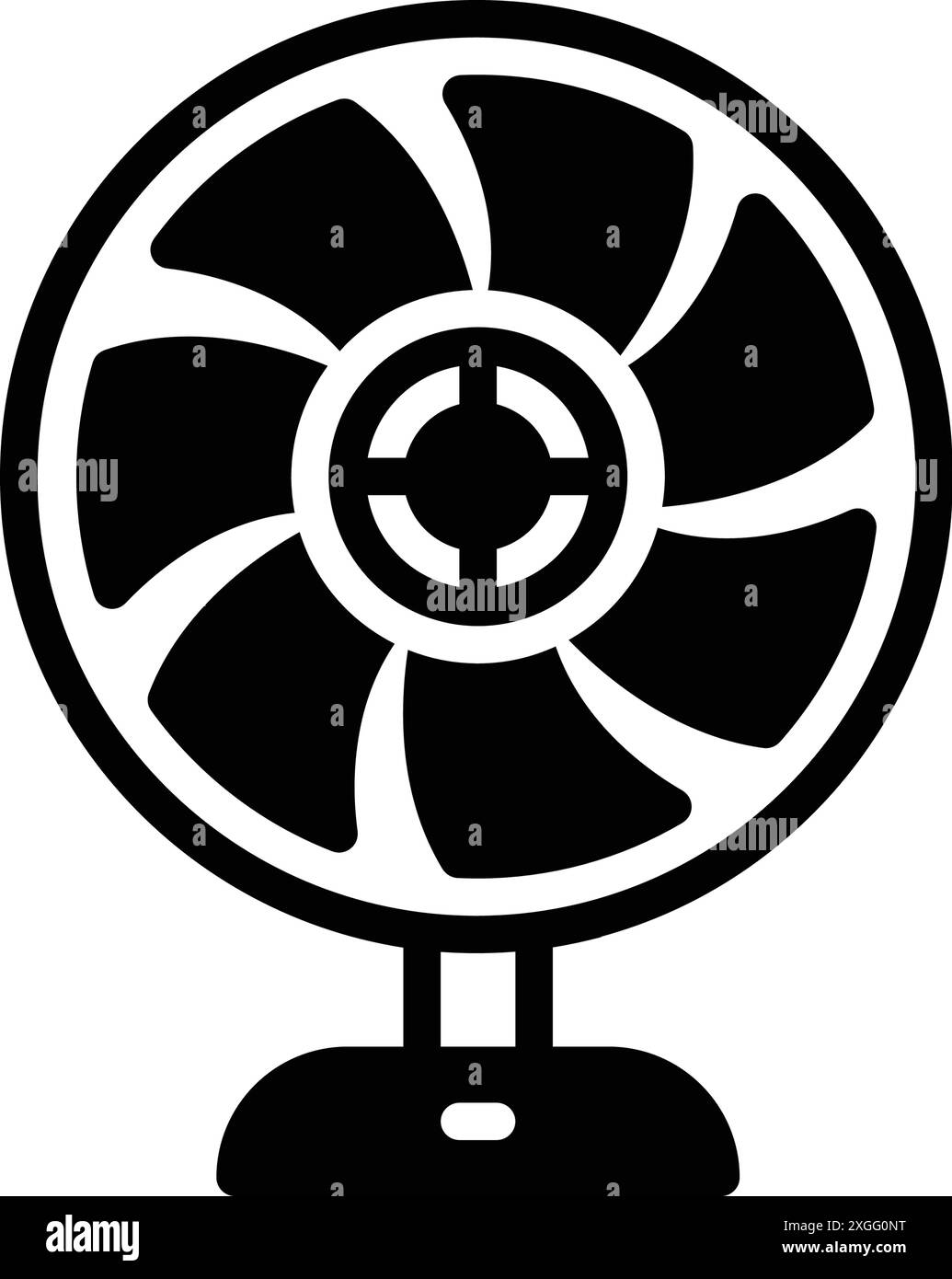 Cooling fan icon Black and White Stock Photos & Images - Alamy