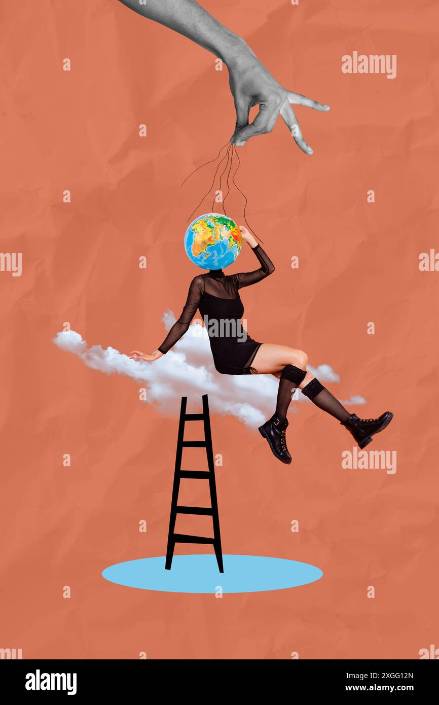 Trend artwork photo collage of planet earth ecological system care ...