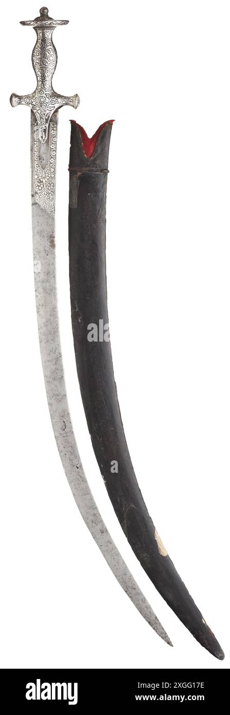 weapons, swords, Asian, talwar, 19th century, PROPERTY-RELEASED Stock ...