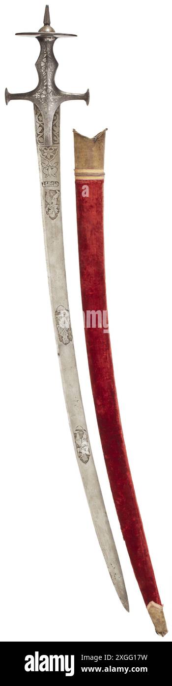 weapons, swords, Asian, talwar, 19th century, PROPERTY-RELEASED Stock ...