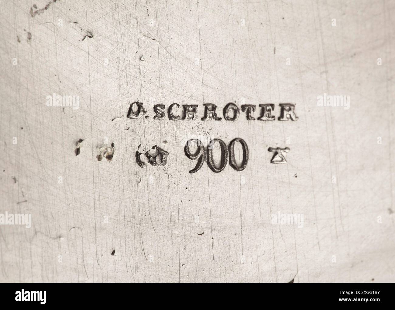 A silver coffee jug and silver tray Solid silver, each base struck with ...