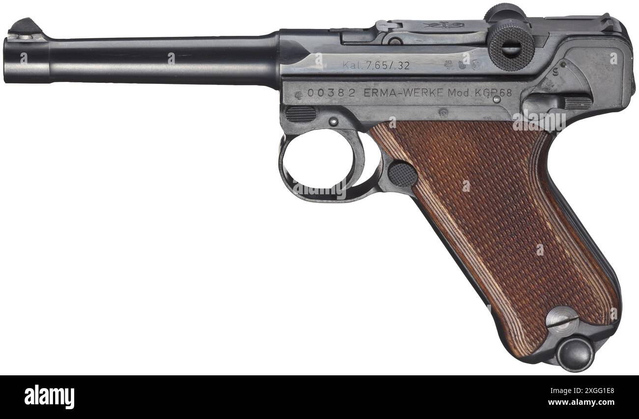 Small arms, pistols, Erma KGP 68, caliber 7,65 mm, PROPERTY-RELEASED ...