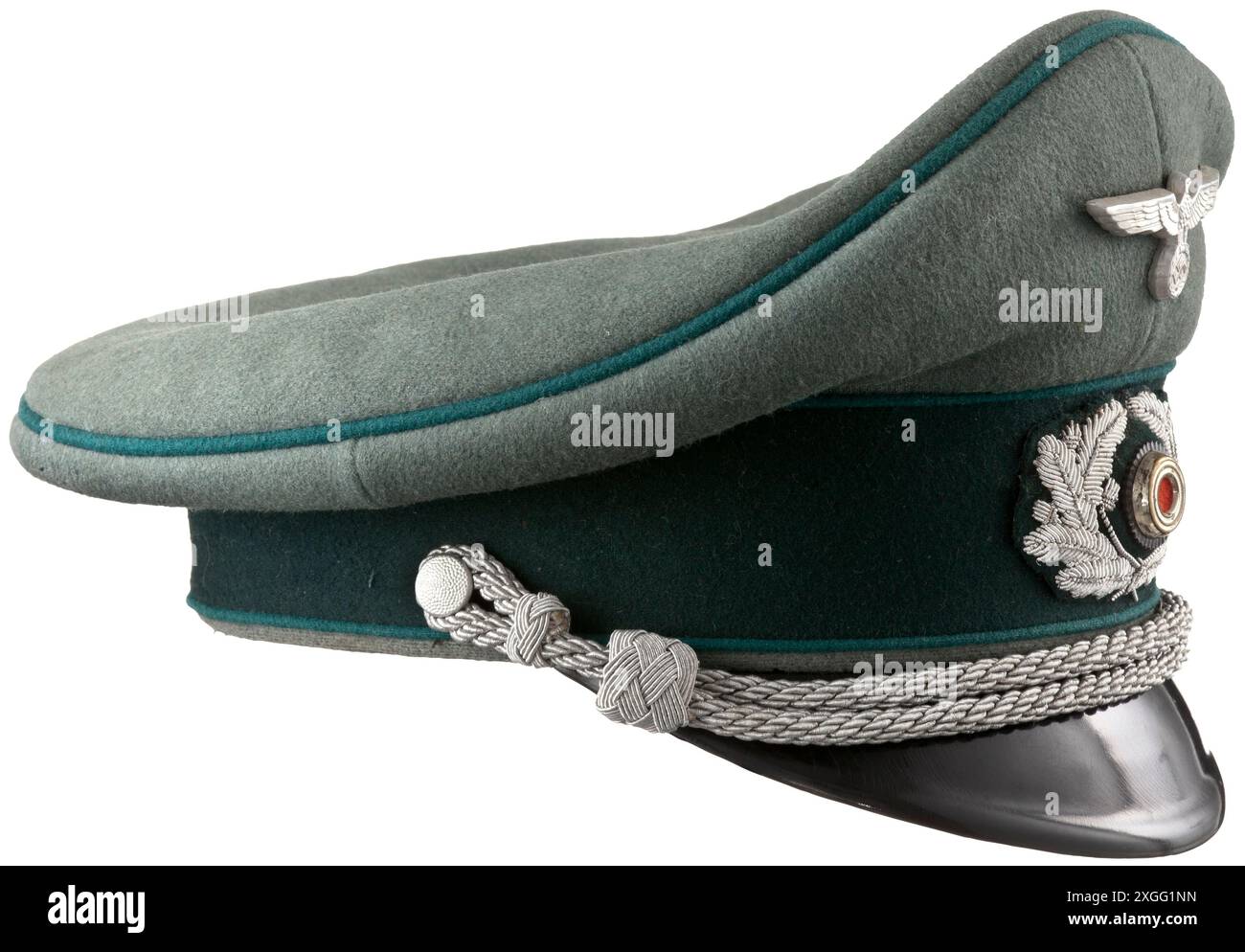 A visor cap for a Wehrmacht official with officer rank maker August ...