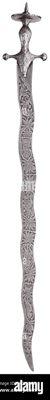 weapons, swords, Asian, talwar, 19th century, PROPERTY-RELEASED Stock ...