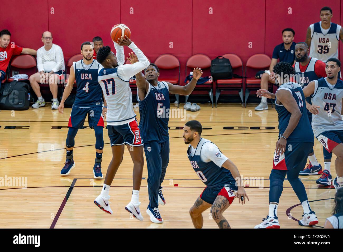 NBA Player Brandon Miller Stock Photo - Alamy