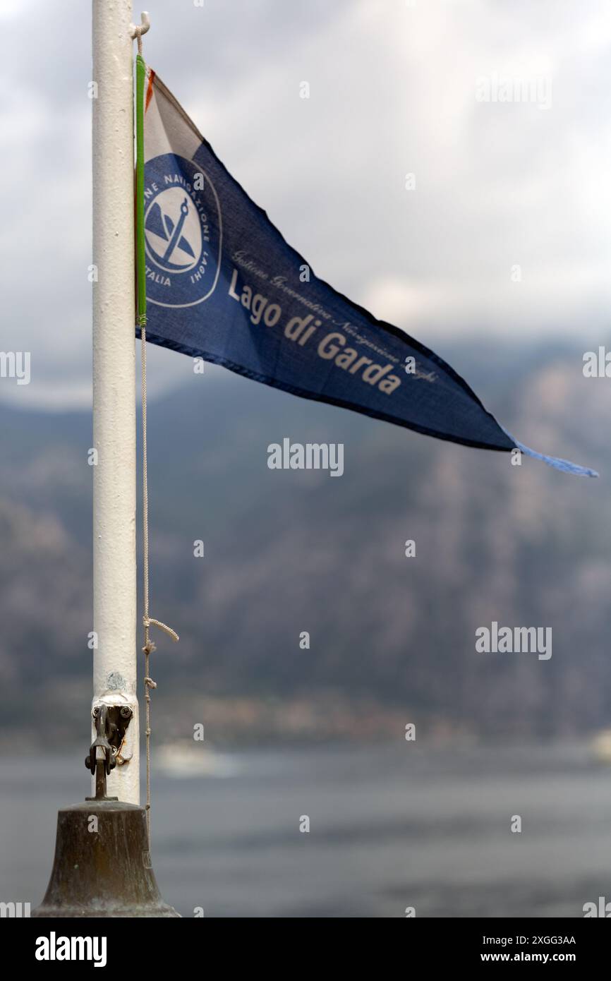 RIVA DEL GARDA, ITALY - JUNE 14, 2024: Pennant flag of the Gestione ...