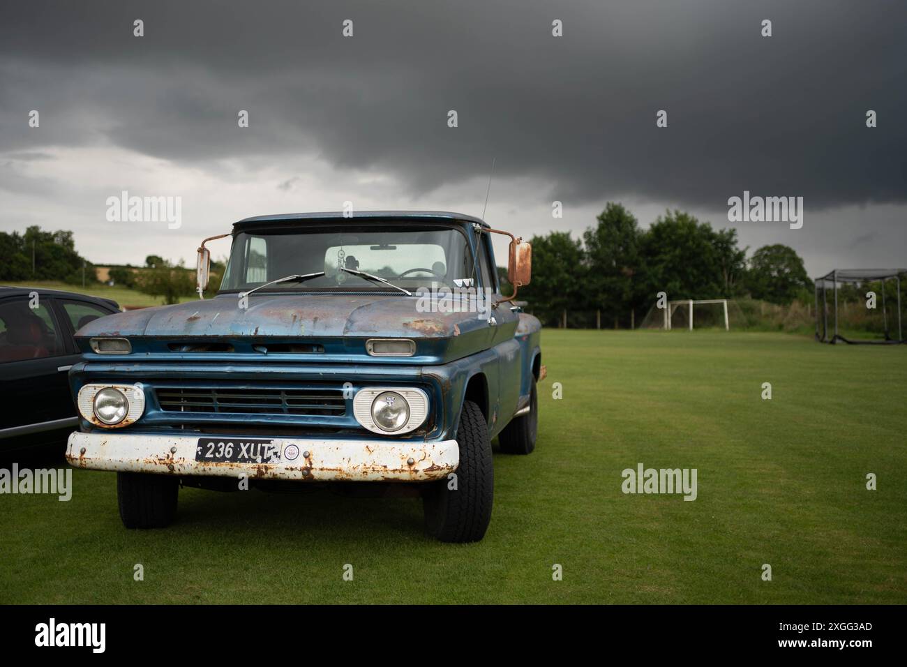 1962 Chevrolet pickup truck 236XUT at a car meet in North Newington ...
