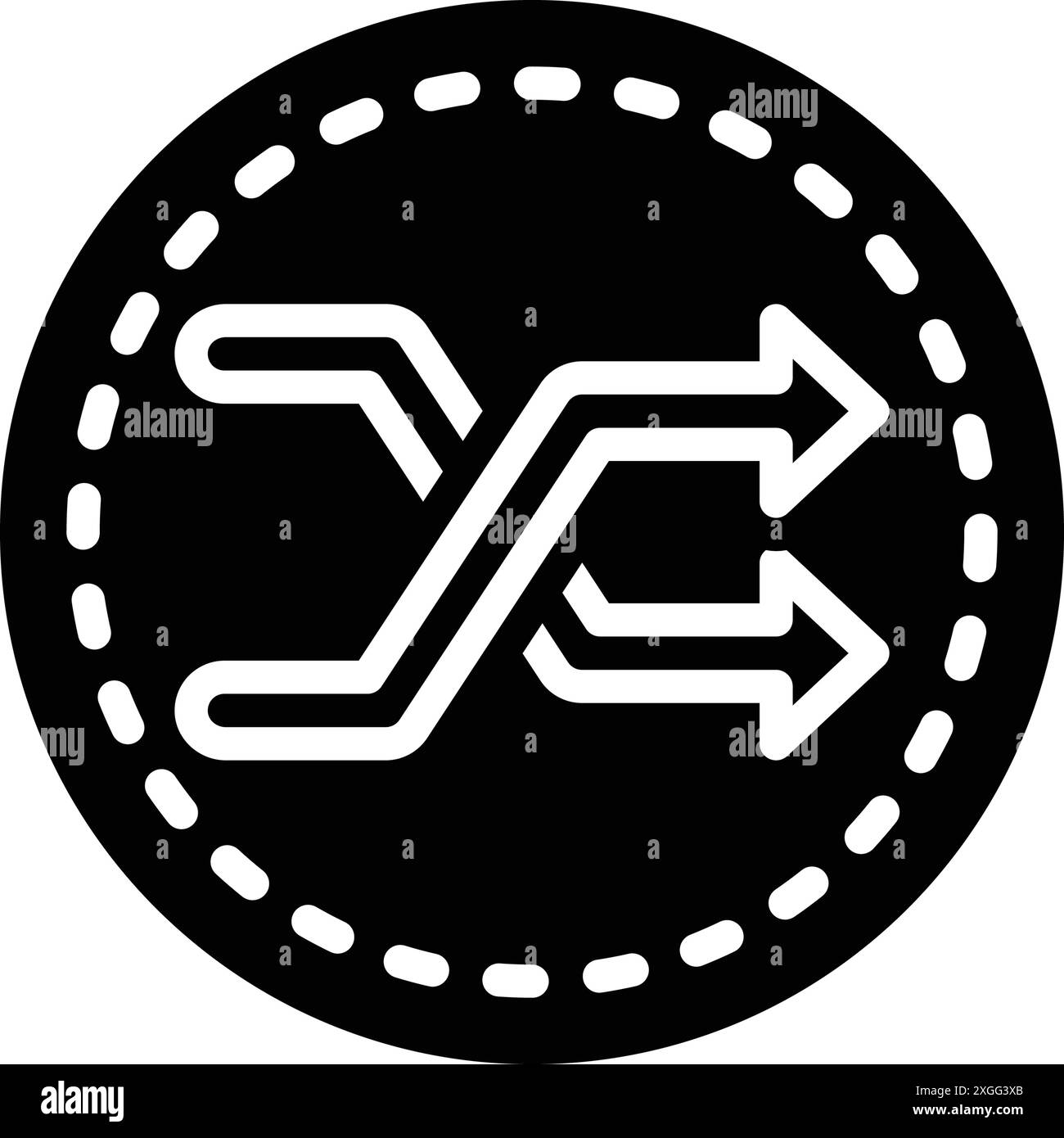 Shuffle icon vector vectors hi-res stock photography and images - Alamy