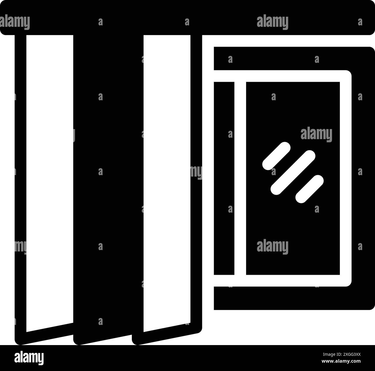 Covering window Black and White Stock Photos & Images - Alamy