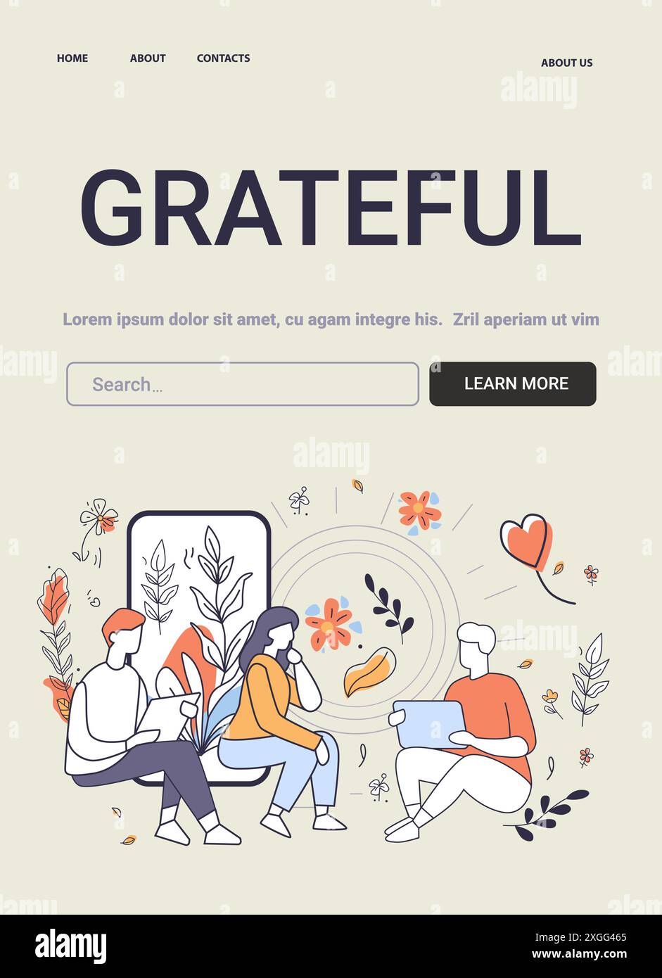 Digital well being mental Stock Vector Images - Alamy