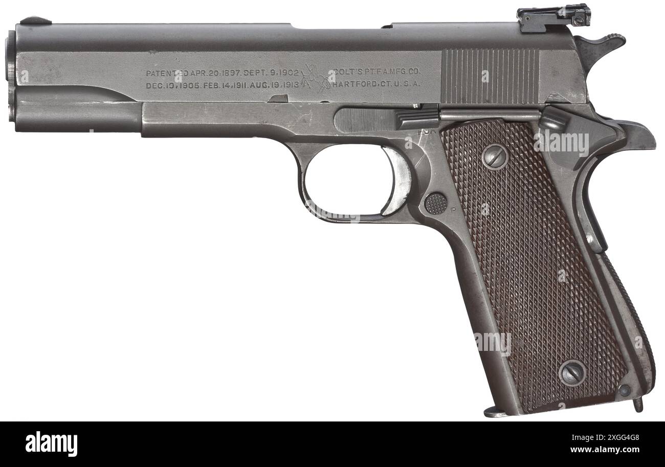 Small arms, pistols, Colt Model 1911, caliber .45, PROPERTY-RELEASED ...