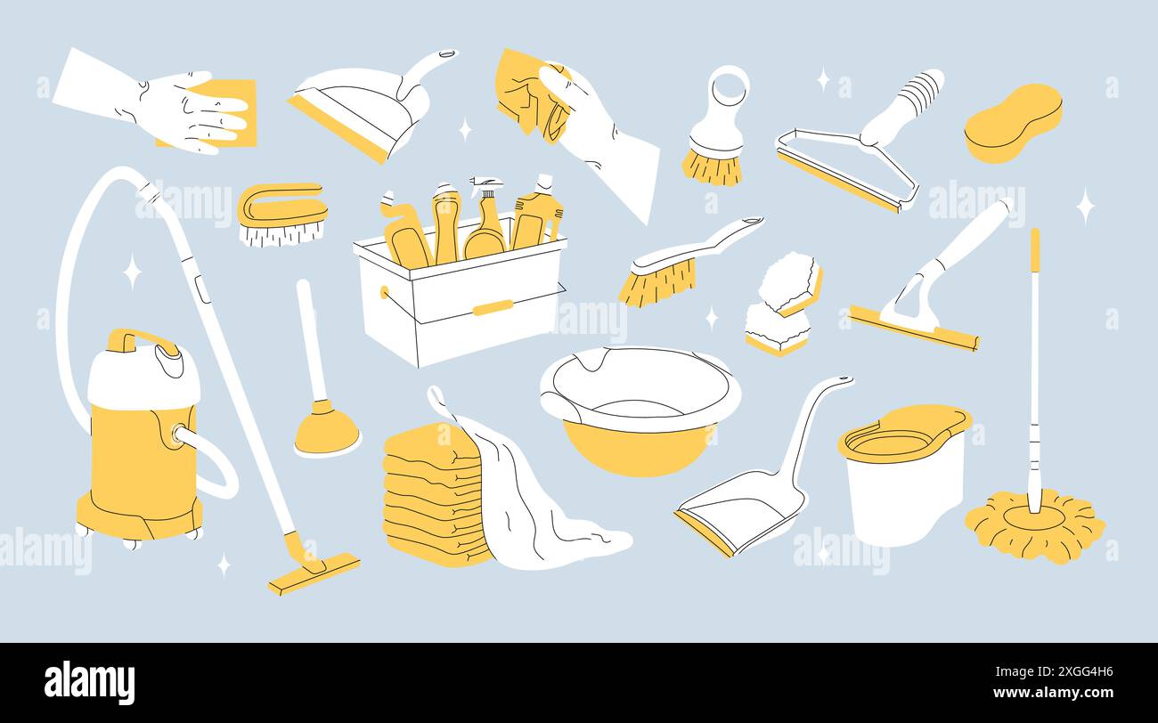 Plastic bottles brush Stock Vector Images - Alamy