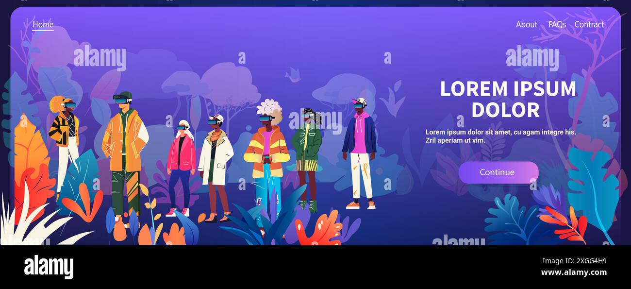 People group community virtual reality experience diverse individuals ...