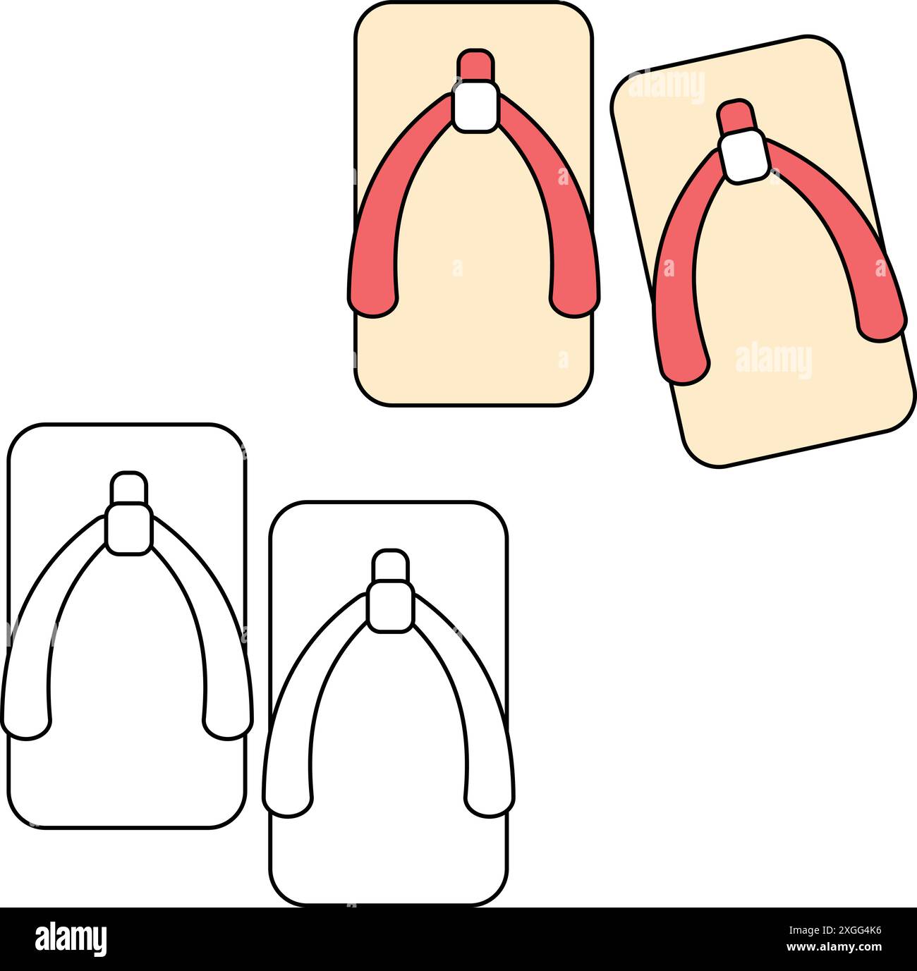 Geta sandal Stock Vector Images - Alamy