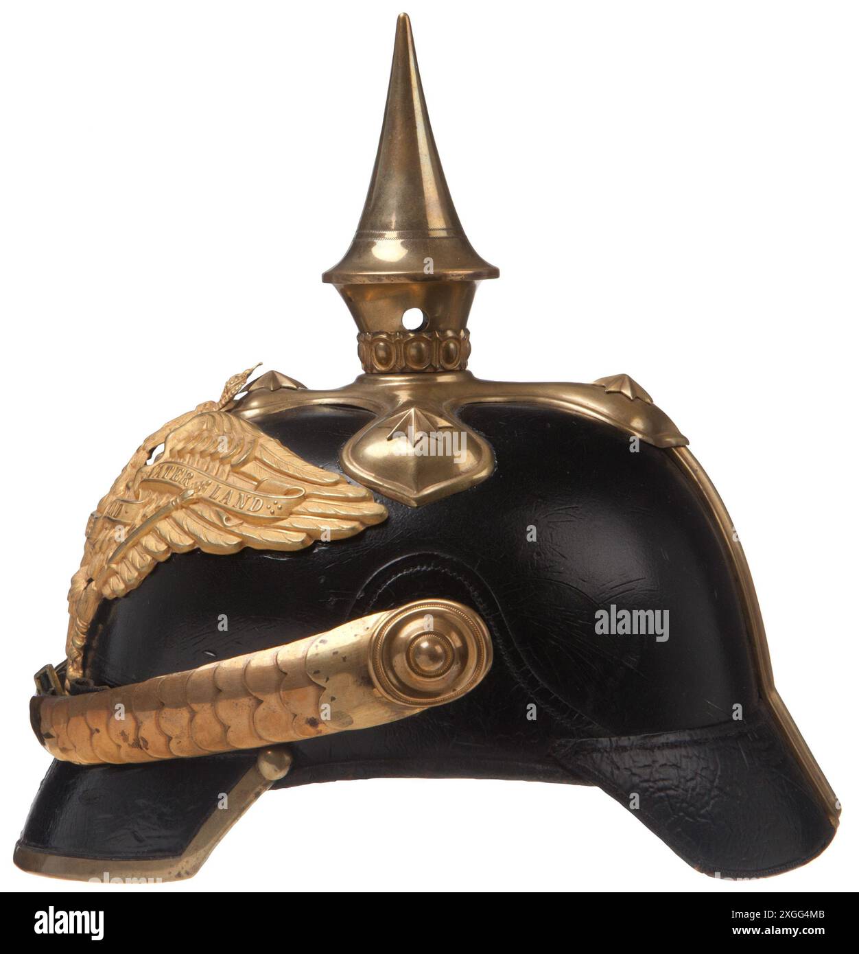 A 1st dragoon pre 1899 officer helmet Fine gold fire gilt Grenadier ...