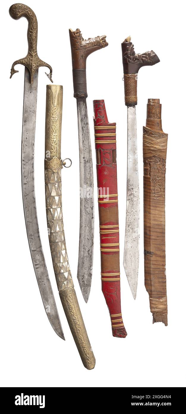 weapons, swords, Asian, klewang, 19th century, PROPERTY-RELEASED Stock ...
