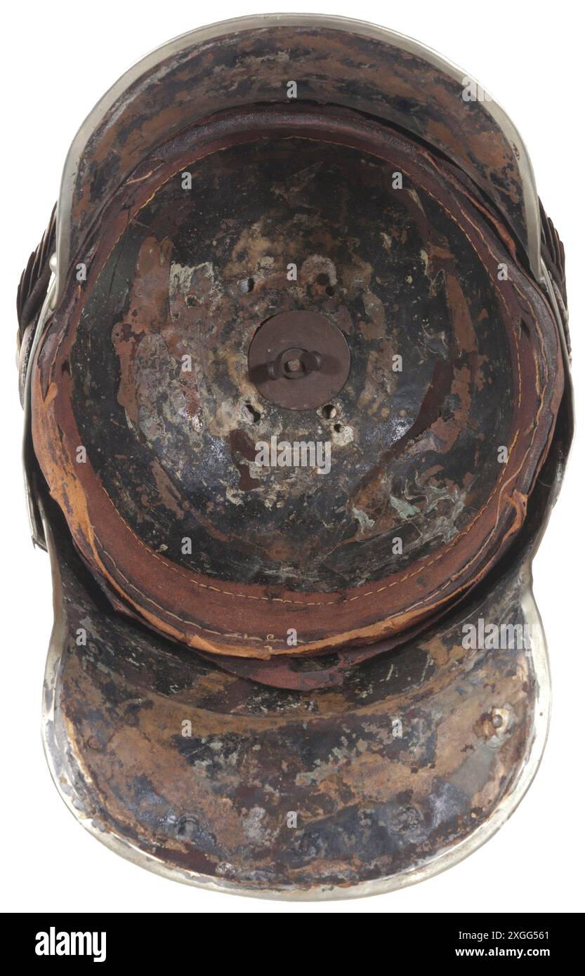 An Imperial German helmet for enlisted men of the Prussian Gardes du ...