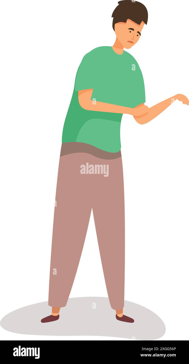 Young man experiencing a painful sensation in his elbow hi-res stock photography and images - Alamy