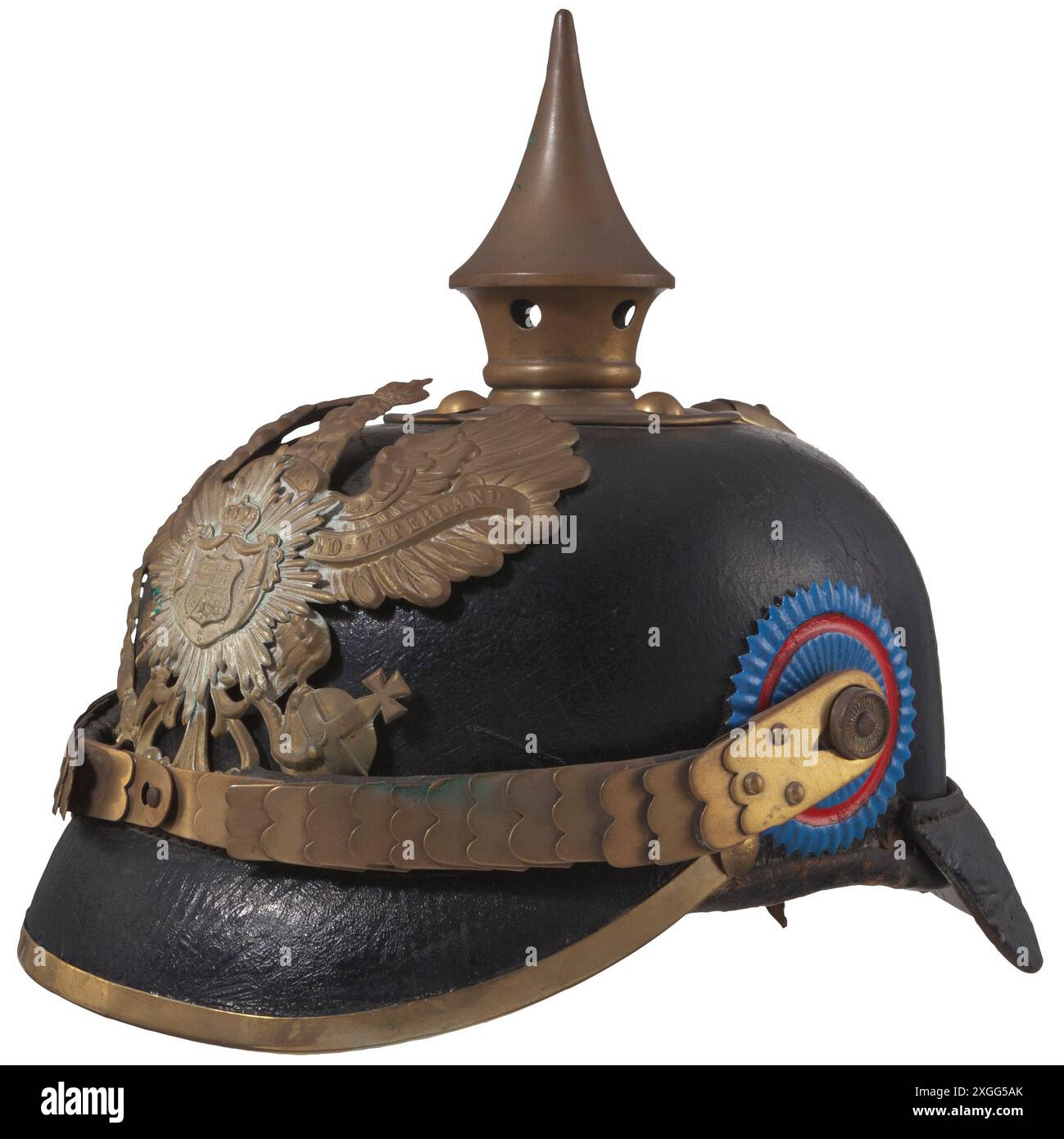 An Imperial German spike helmet for enlisted men in the Oldenburg 91st ...