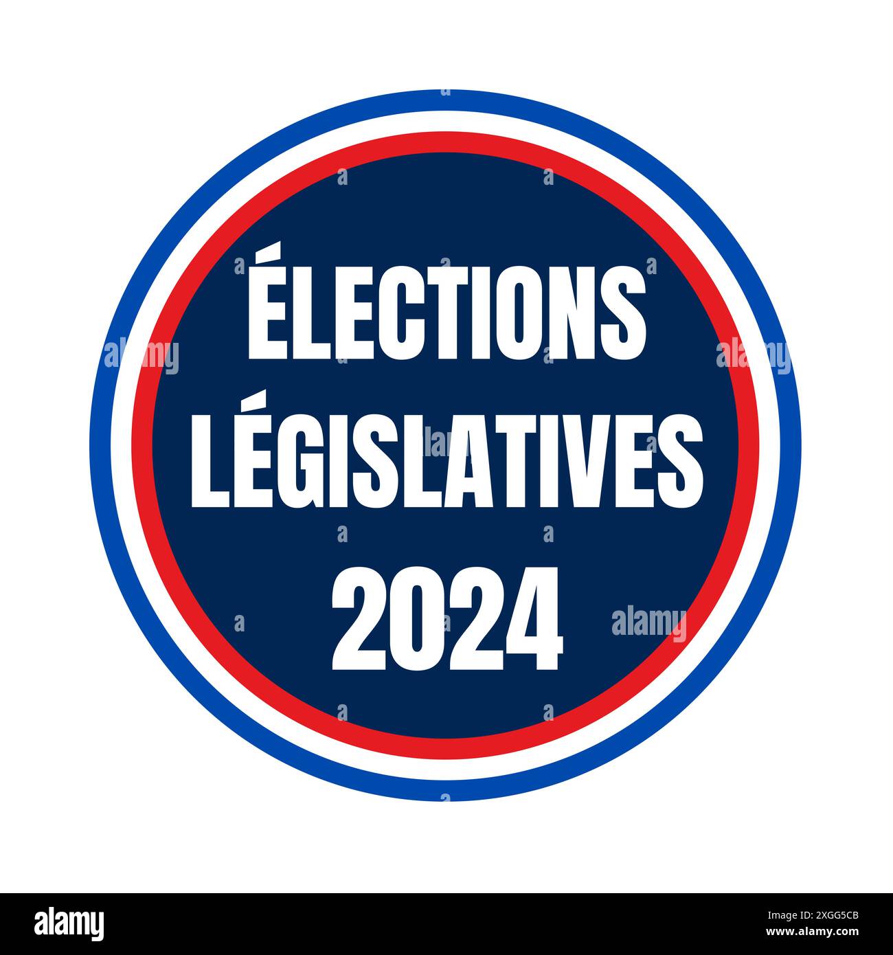 French legislative election 2024 in France symbol icon called elections ...