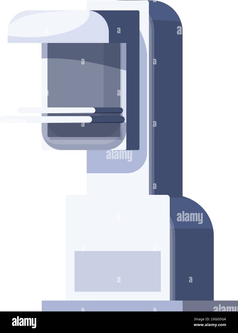 Medical scanner standing upright, representing modern diagnostic ...