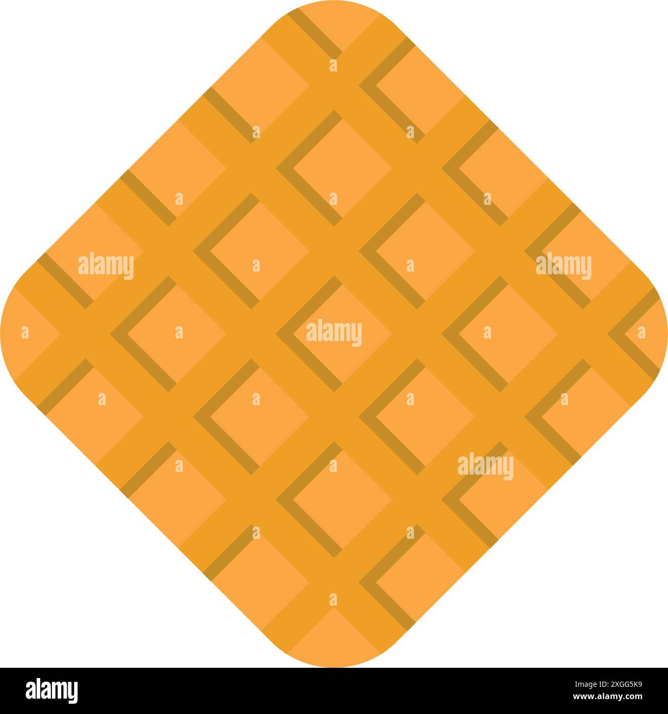 Flat design Belgian waffle icon Stock Vector Image & Art - Alamy