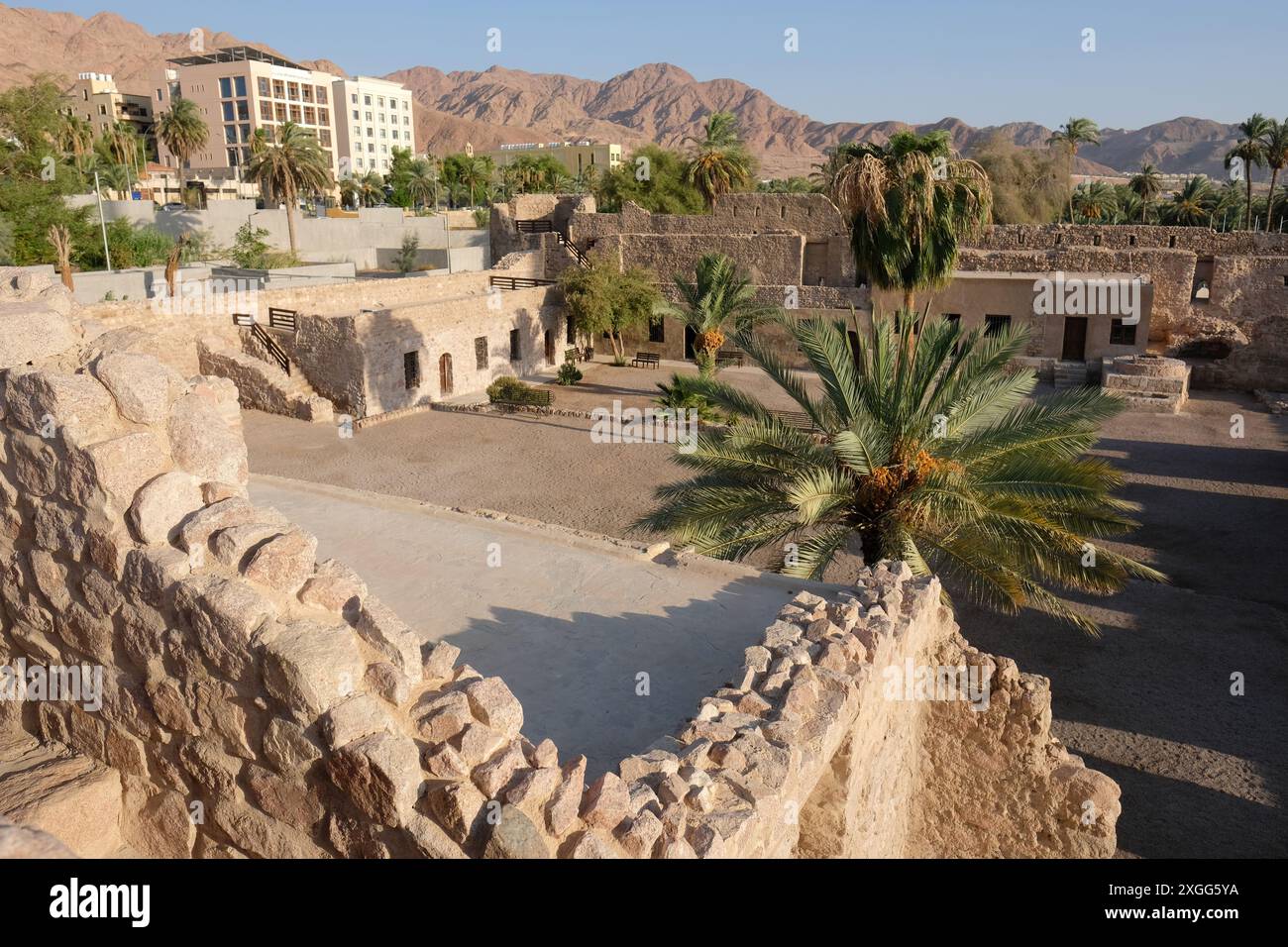 Aqaba Jordan the ancient Aqaba Fort once used by the Ottoman army photo ...