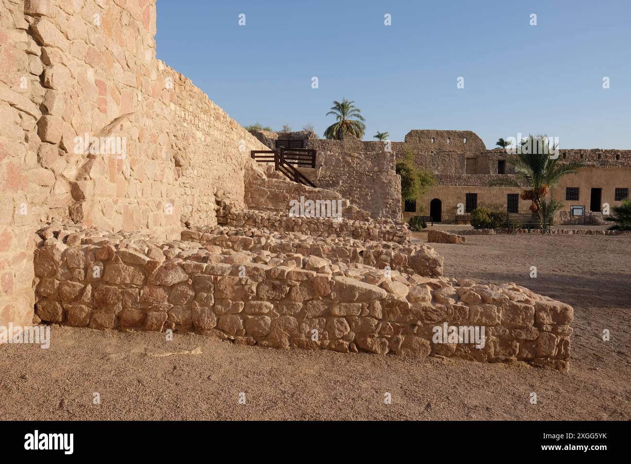 Aqaba Jordan the ancient Aqaba Fort once used by the Ottoman army photo ...