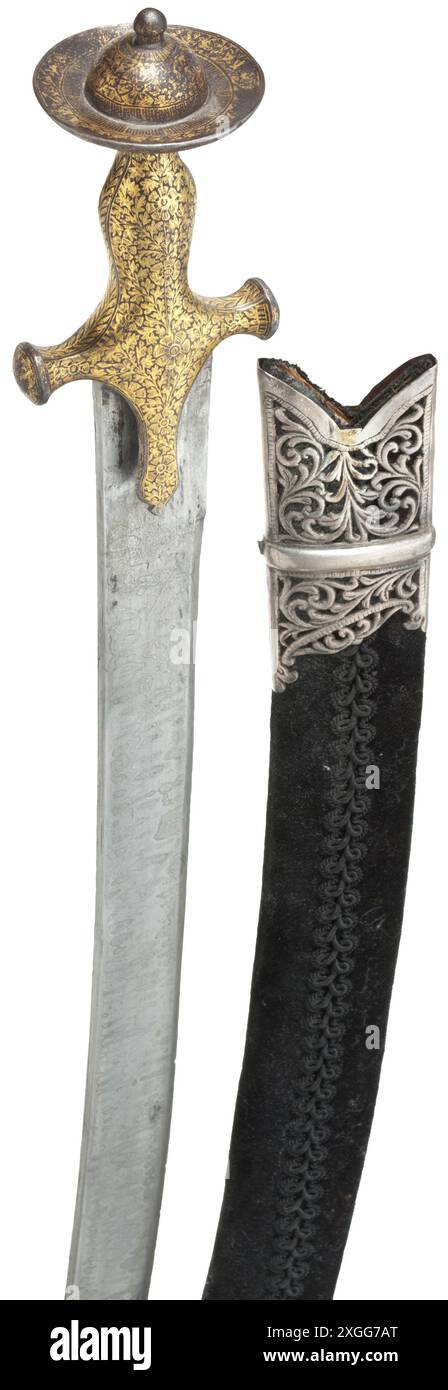 weapons, swords, Asian, talwar, 19th century, PROPERTY-RELEASED Stock ...