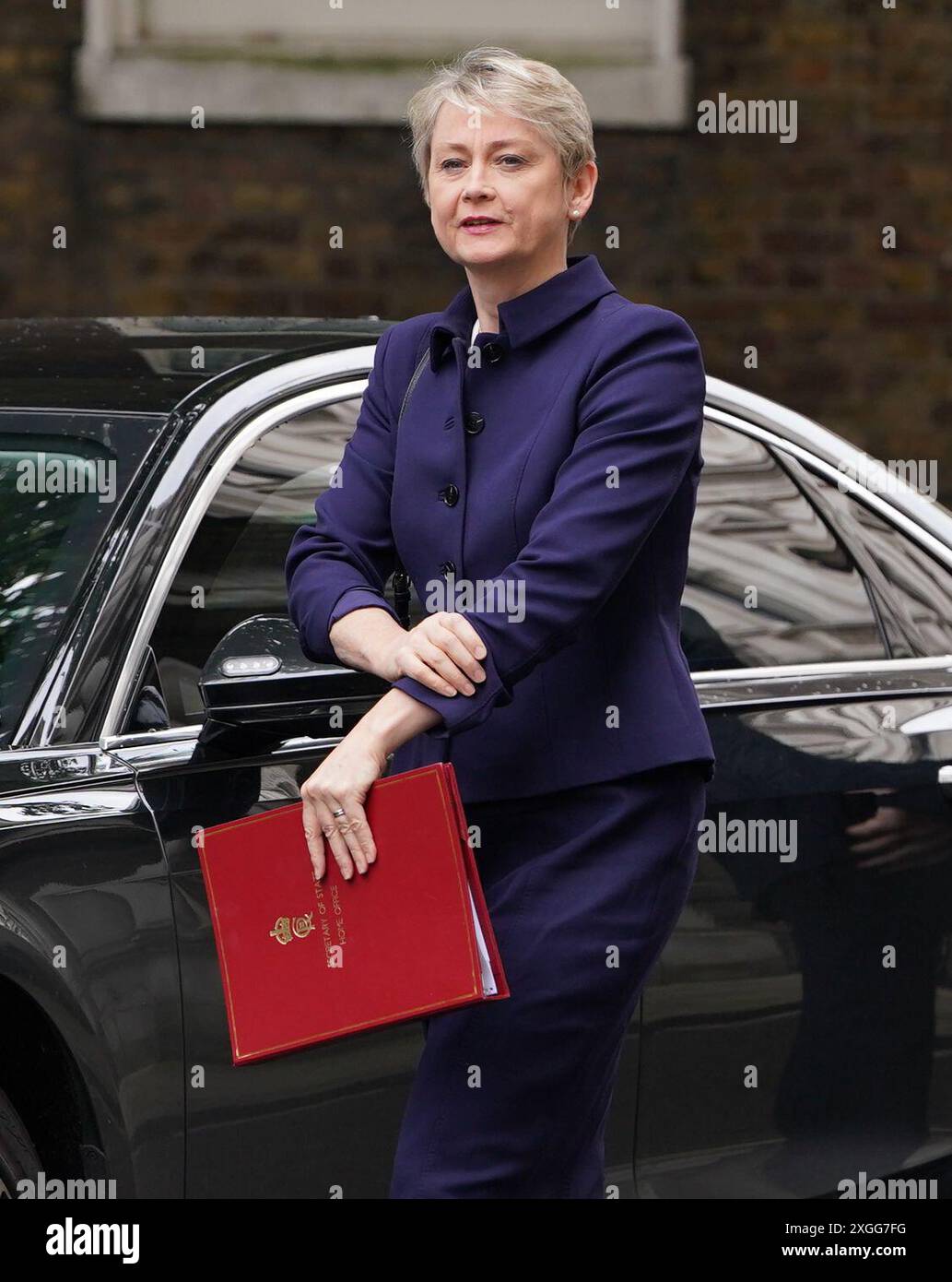 Home Secretary Yvette Cooper arriving in Downing Street, London, for a ...
